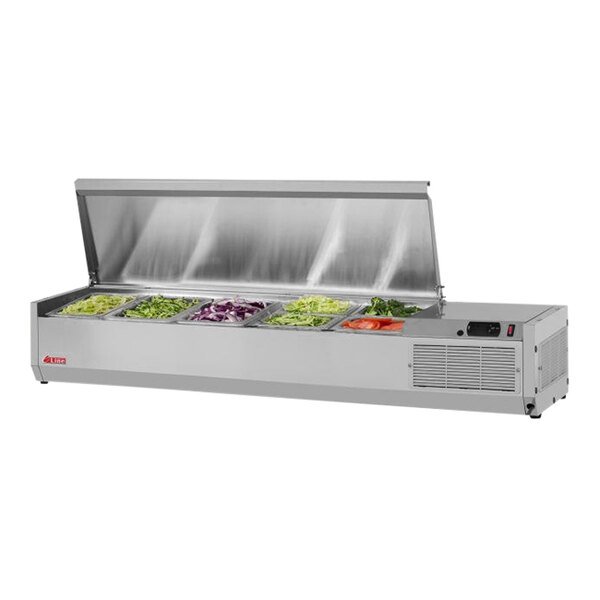 Turbo Air CTST-1200-N E-Line 48" x 14" Stainless Steel Refrigerated ...