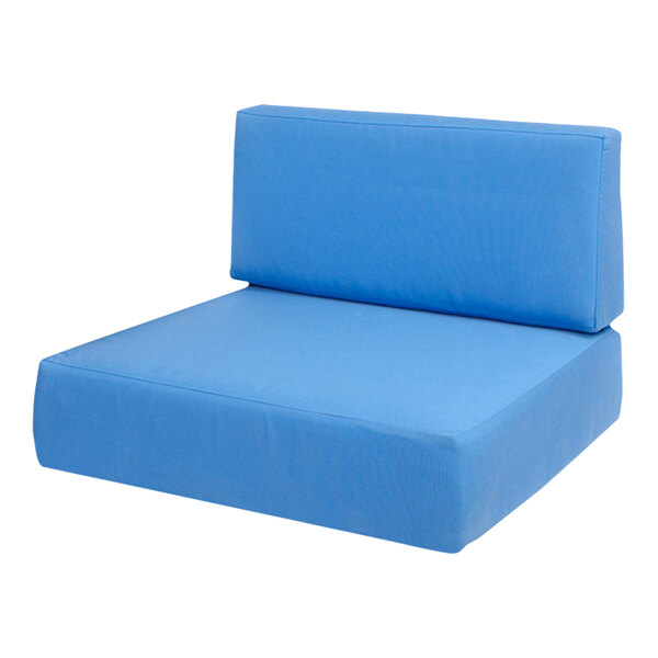 BFM Seating Belmar 28" Pacific Blue Left / Right Arm Section Sofa ...