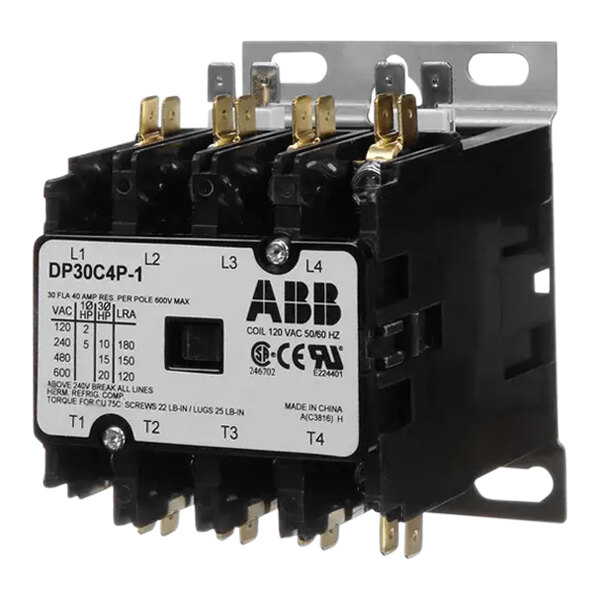 Cleveland KE603902-6 Contactor;120Vac Coil,40 A,4Po