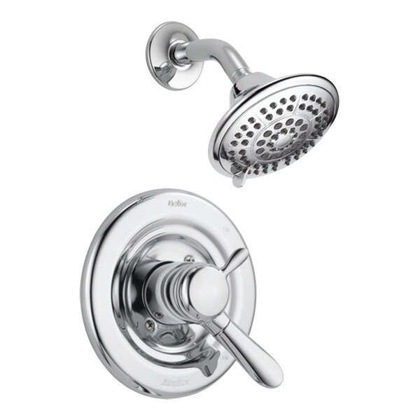 Delta Faucet T17238 Lahara 1.75 GPM Chrome Finish Valve and Shower Trim ...