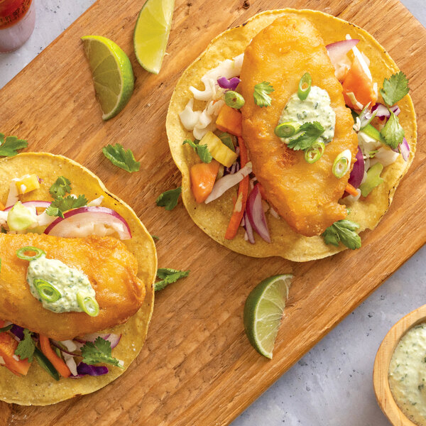 Mrs. Friday's 2-3 oz. Craft Beer Battered Pollock Fillet Portions 10 lb.