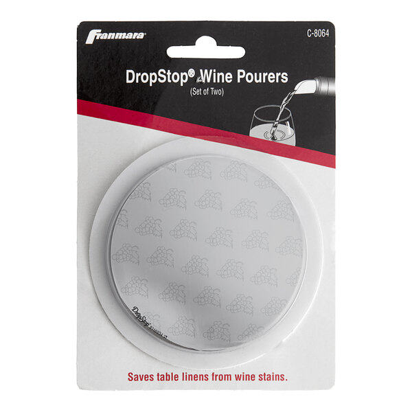 DropStop Reusable Wine Disc - 2/Pack