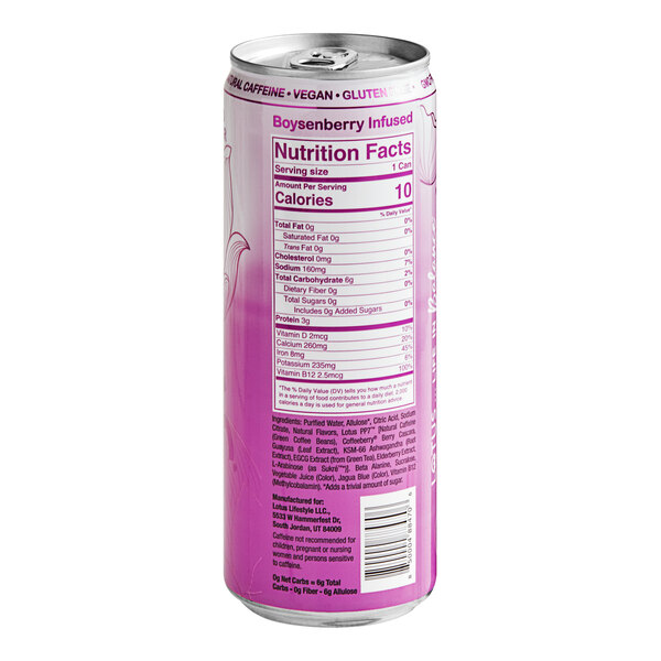 Lotus Plant Energy Zero Sugar Purple Lotus Plant Power Energy Drink 12 ...