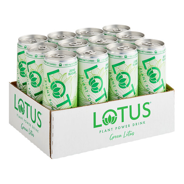 Lotus Plant Energy Zero Sugar Green Lotus Plant Power Energy Drink 12 ...