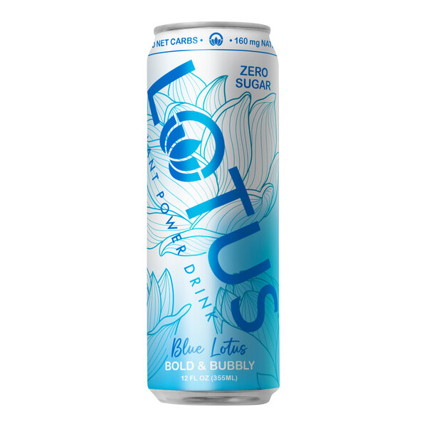 Lotus Plant Energy Zero Sugar Blue Lotus Plant Power Energy Drink 12 fl ...
