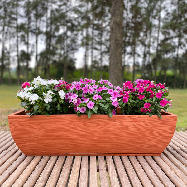 Floridis Amsterdam Flower Box 31 1/2" x 12 1/4" x 9 7/8" Rectangular ...