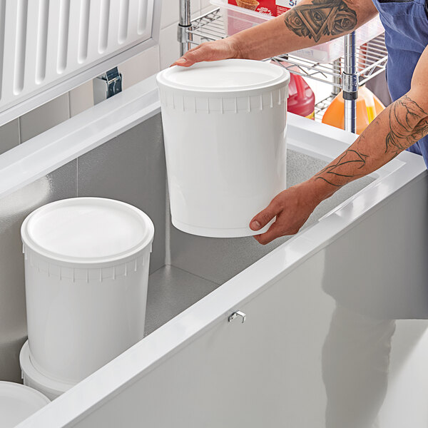 3 Gallon Ice Cream Tub (40/Case) - WebstaurantStore