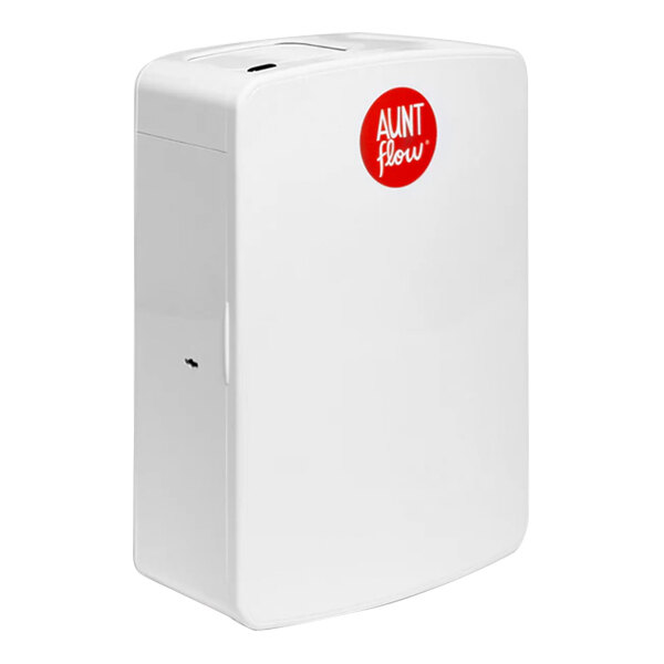 Aunt Flow AF-TCHFREE-HW-1 White ABS Resin Touch-Free Sanitary Napkin ...