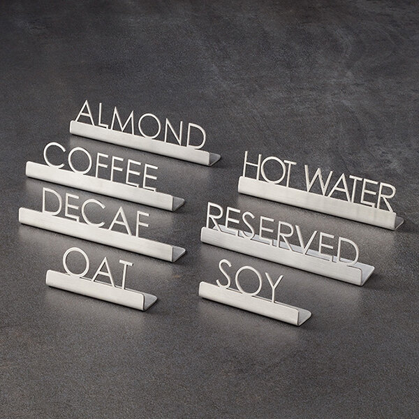 American Metalcraft SSO3 3" x 3/4" x 1 1/4" Stainless Steel Laser-Cut ...