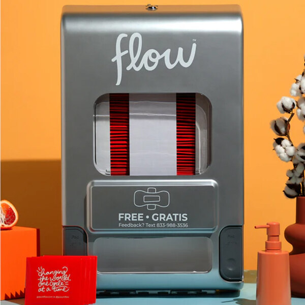 Aunt Flow DISP-DPAD-2 Model P Chrome ABS Resin Wall-Mount No Coin ...