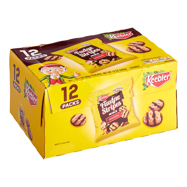 KEEBLER® Fudge Stripes™ Minis Snack Pack 1 oz. - 48/Case