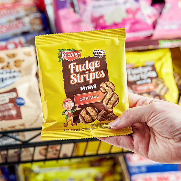 KEEBLER® Fudge Stripes™ Minis Snack Pack 1 oz. - 48/Case
