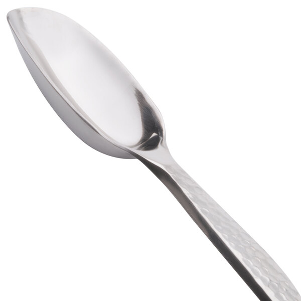American Metalcraft HM9SPN 9 1/2" Hammered Stainless Steel Spoon