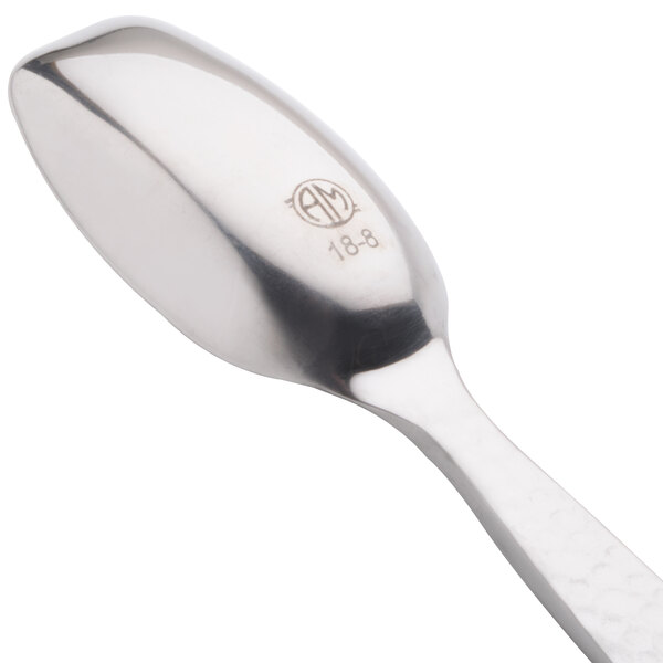 American Metalcraft HM9SPN 9 1/2" Hammered Stainless Steel Spoon