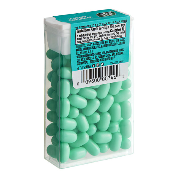TIC TAC® Wintergreen Mints 100-Count Pack - 288/Case