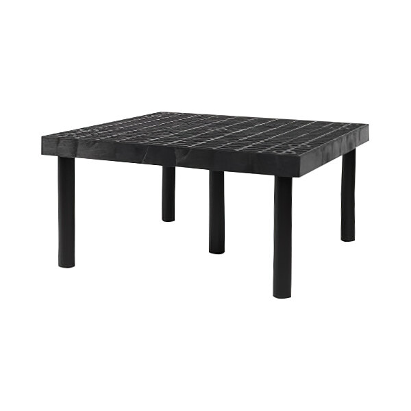 SPC Retail Benchmaster 36" x 36" x 18" Black Plastic Grid-Top Single ...