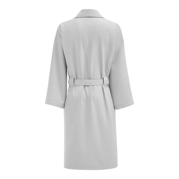 Berkshire Hospitality Repose Gray Waffle Pique Cotton / Polyester Bath Robe