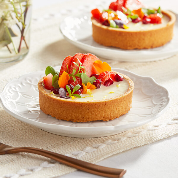 Pidy Gourmet Frozen Round Sweet Butter Tart Shell 3 1/4" - 96/Case