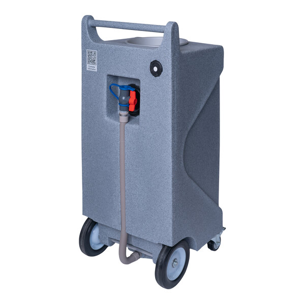 PourAway Cadet Deluxe 456806 30 Gallon Granite Gray HDPE Rectangular ...