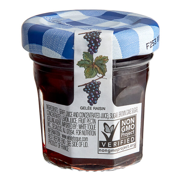 Bonne Maman Muscat Grape Jelly 1 oz. Mini Jar - 60/Case
