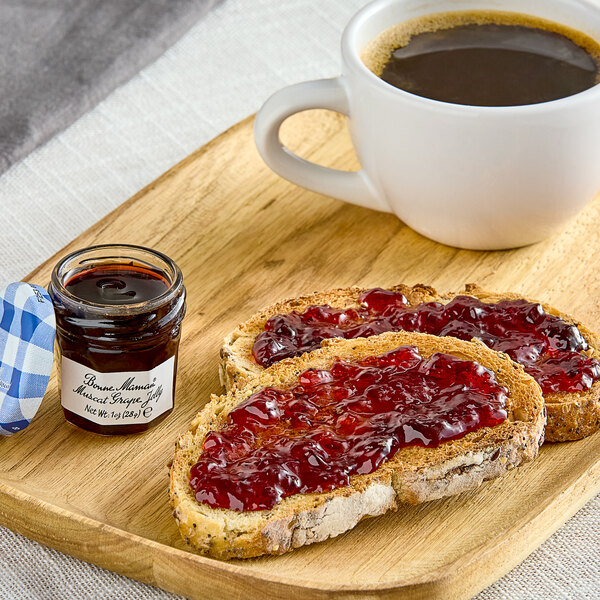 Bonne Maman Muscat Grape Jelly 1 oz. Mini Jar - 60/Case