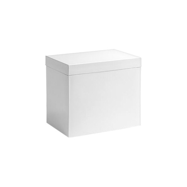 room360 New York 2 Qt. Snow Resin Rectangular Ice Bucket with Snow Lid ...