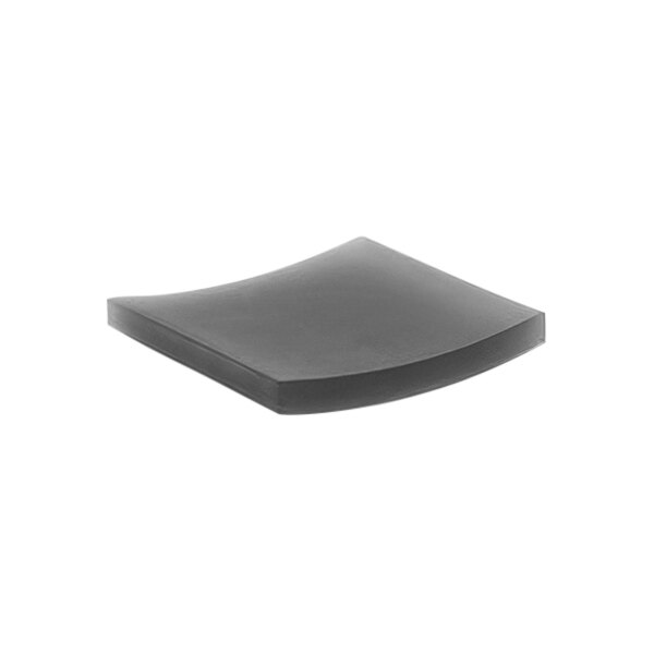 room360 Nassau 4" x 4" Smoke Resin Soap Dish - 12/Case