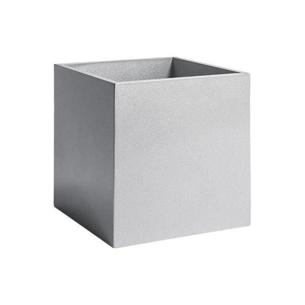 room360 New York 8 Qt. Steel Resin Cube Wastebasket - 2/Case