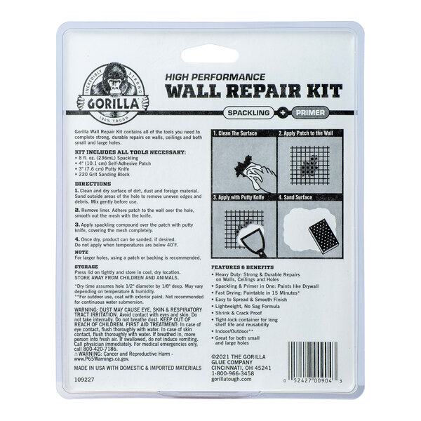 Gorilla 8 oz. Wall Repair Kit 103959