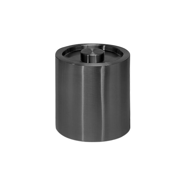 room360 Tokyo 2 Qt. Matte Black Stainless Steel Ice Bucket with Matte ...