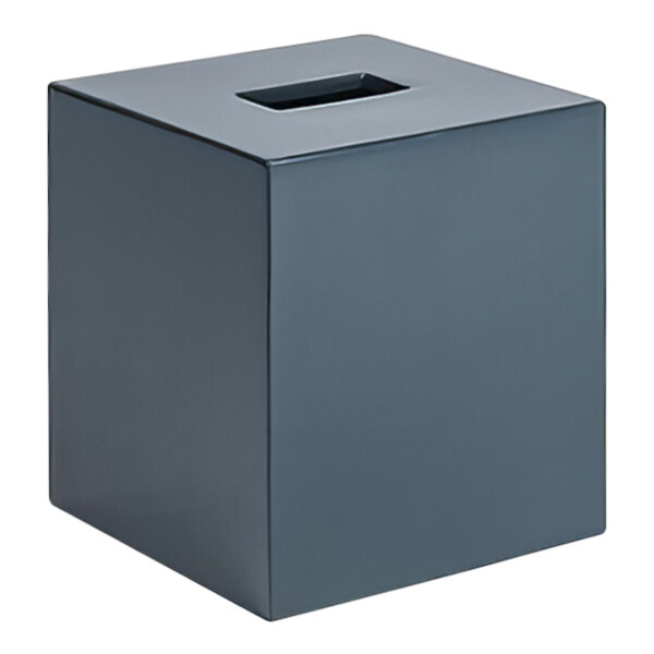 room360 New York 5 1/4" x 5 1/4" Peacock Resin Square Tissue Box Cover ...