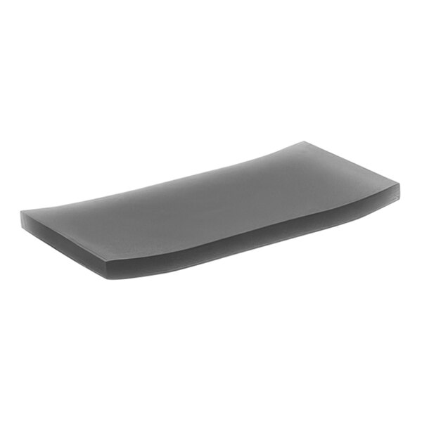 room360 Nassau 8" x 4" Smoke Resin Amenity Tray - 12/Case