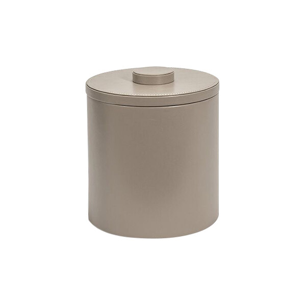 room360 London 3.5 Qt. Stone Faux Leather Ice Bucket with Stone Lid - 4 ...