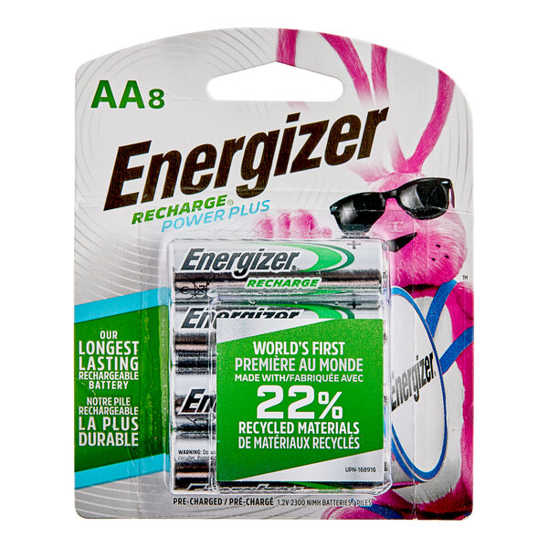 Energizer Recharge Power Plus AA NiMH Rechargeable Batteries NH15BP-8 ...