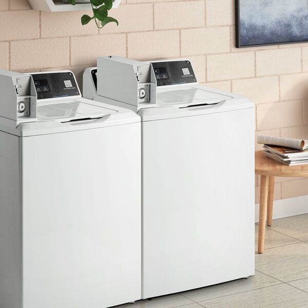 GE VTW565ASVWBCOIN 3.8 cu. ft. Top Load Electric Commercial Washer ...