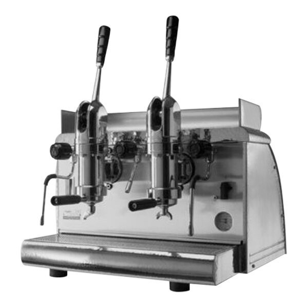 Victoria Arduino Athena Leva Chrome Two Group Manual Lever Espresso ...