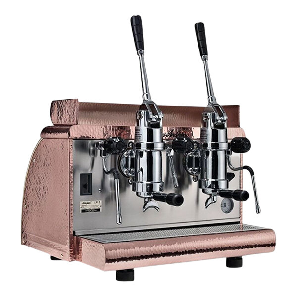 Victoria Arduino Athena Leva Copper Two Group Manual Lever Espresso ...