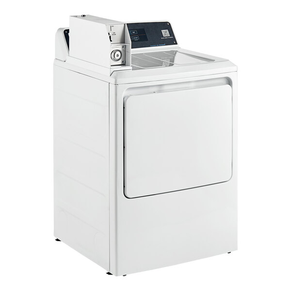 GE VTD56GASVWBCOIN 7.4 cu. ft. Front Load Gas-Powered Commercial Dryer ...