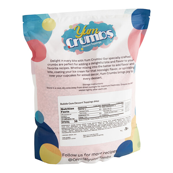 Yum Crumbs Bubble Gum Crumb Topping 4 lb.