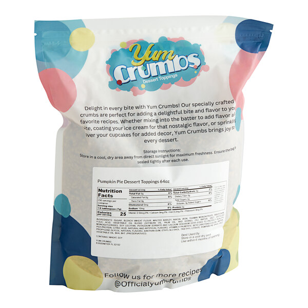 Yum Crumbs Pumpkin Pie Crumb Topping 4 lb.