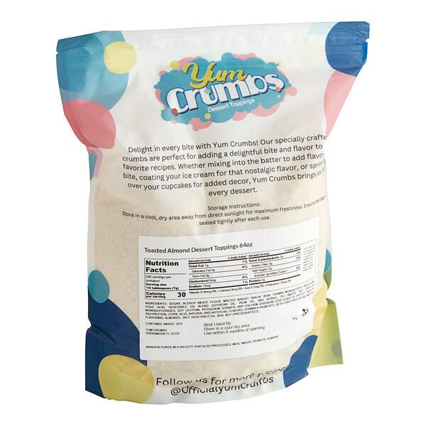 Yum Crumbs Toasted Almond Crumb Topping 4 lb.