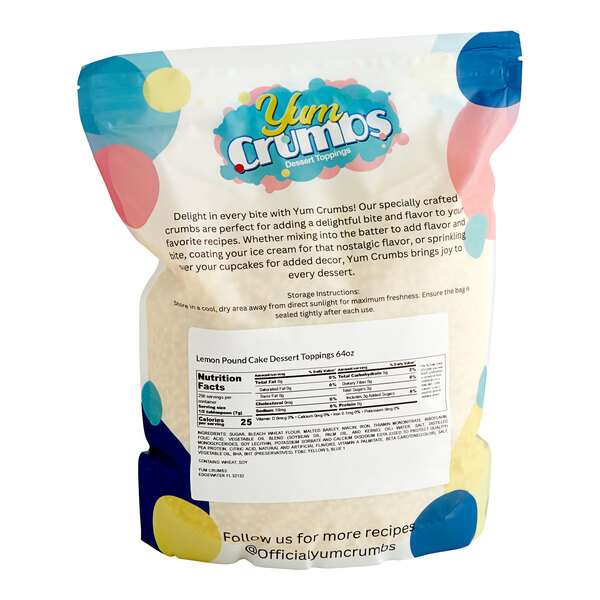 Yum Crumbs Lemon Pound Cake Crumb Topping 4 lb.