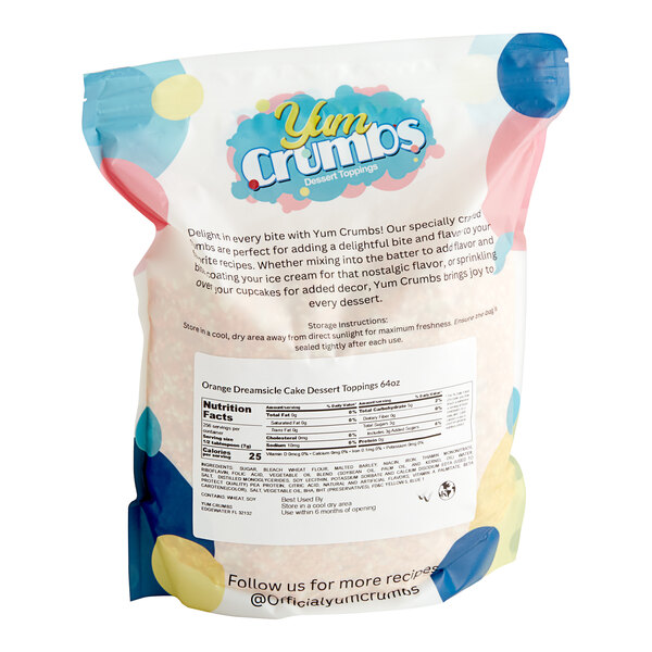 Yum Crumbs Orange Creamsicle Crumb Topping 4 lb.