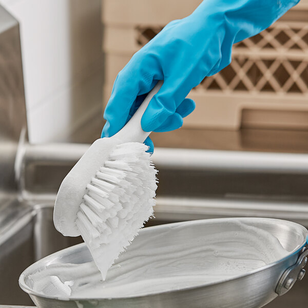 O-Cedar Commercial 256-12 9" White Polyester Utility Brush