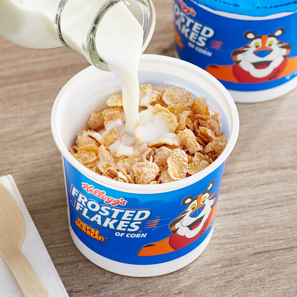 Kellogg's Frosted Flakes Cereal Single-Serve Cup 2.1 oz. - 60/Case