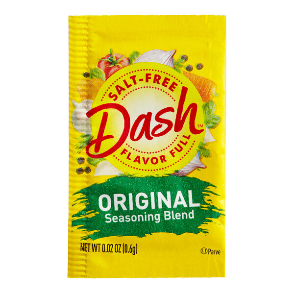 Dash Salt-Free Original Seasoning Packet 0.6 Gram - 500/Case