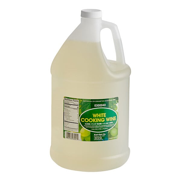 Kari-Out Company White Sauterne Cooking Wine 1 Gallon - 4/Case