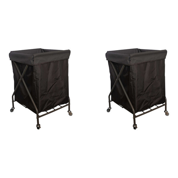 Grosfillex Sunset 49" Cognac / Bronze Double Unit Towel Valet US173599