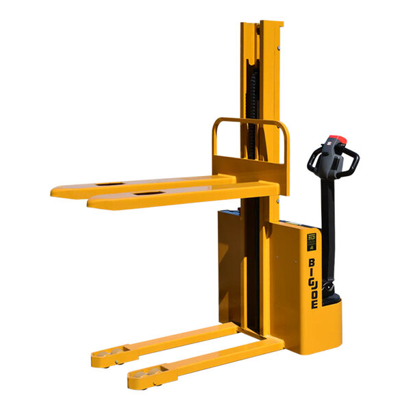 Big Joe Electric Single-Stage Walkie Straddle Stacker with 62" Lift ...