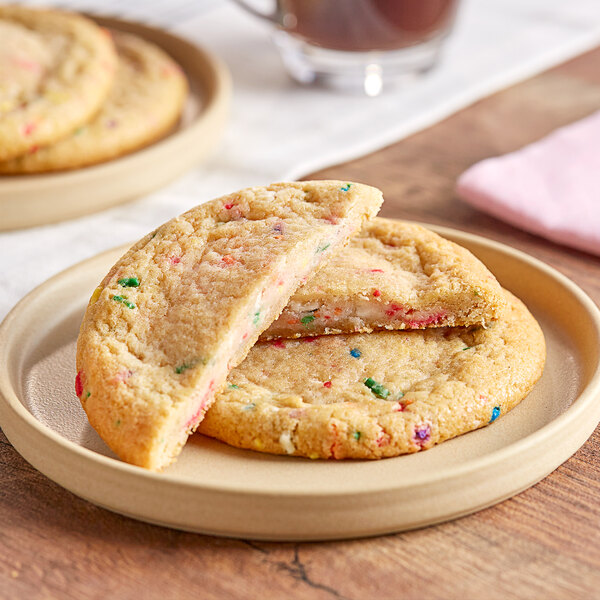 David's Cookies Preformed Birthday Cake Filled Cookie Dough 3.35 oz ...